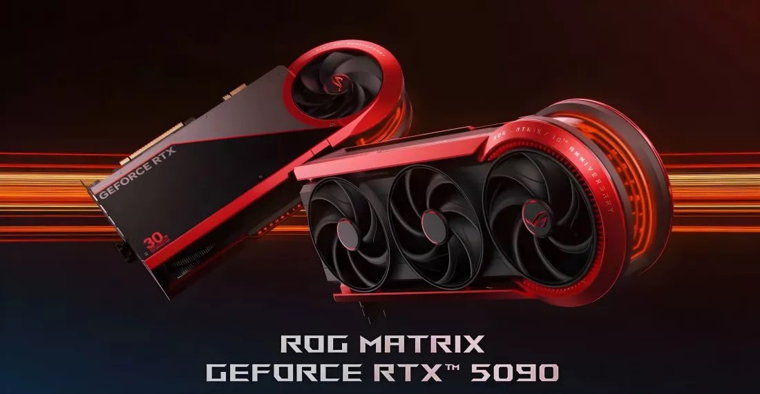 Gila! ASUS ROG Matrix RTX 5090 30th Anniversary Hadir Dengan 800W & 4 ...